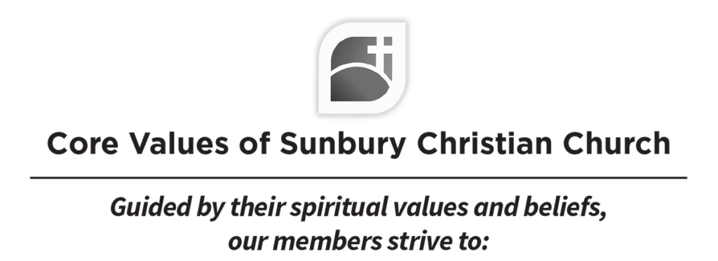 Our Core Values at Sunbury Christian Church | Sunbury Christian Church